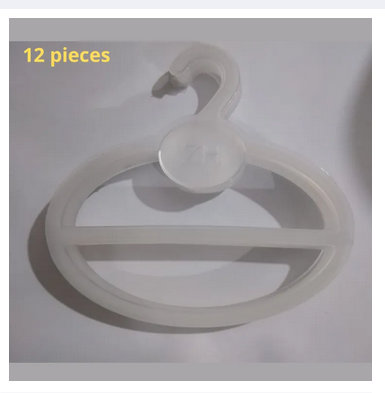 mini plastic scarf hijab hanger -12 pcs | Daraz.com.bd