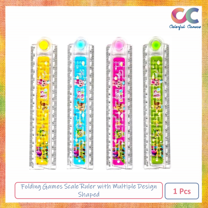Folding Games Scale Ruler with Multiple Design Shaped 1 Pcs | Daraz.com.bd