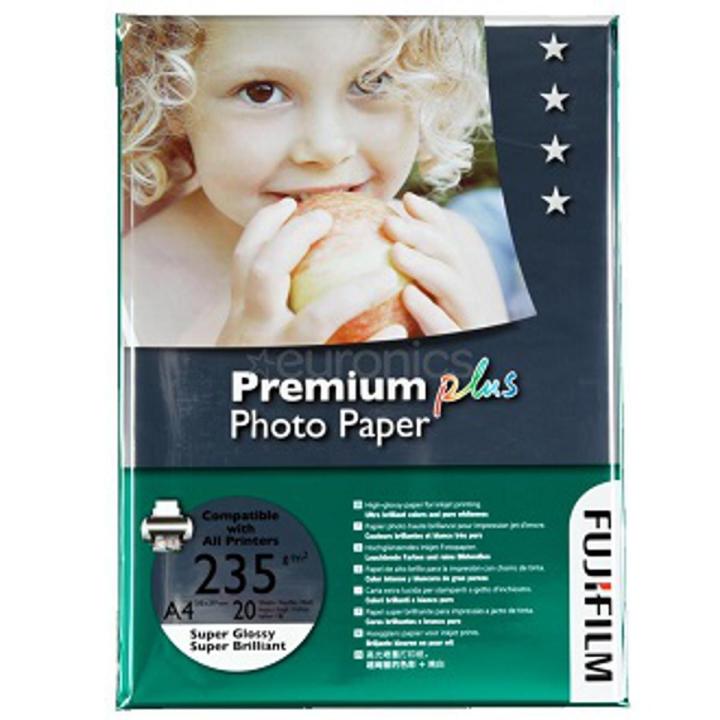 Glossy Photo Paper A4 Size 20 Sheets/ Fujifilm Premium Plus Glossy ...