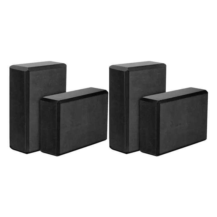 (GGBR)-Yoga Blocks 4 Pack,23X15X7.6cm High Density EVA Foam Yoga Block ...