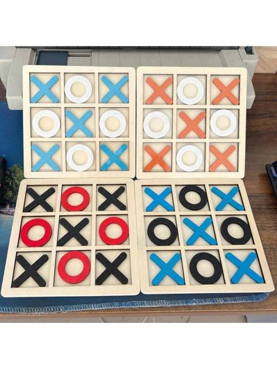 1pc Xo Tic Tac Toe Children Board Game Parent-child Interactive Logic ...