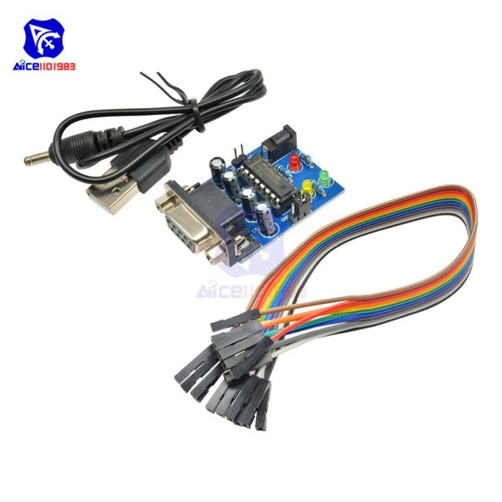 【Mary DAI Store】RS232 to TTL Converter Module COM DB9 Serial Board MAX232 MAX232CPE Transfer ...