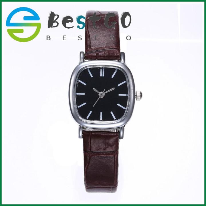 Couple watch simple scale square head strap watch | Daraz.com.bd