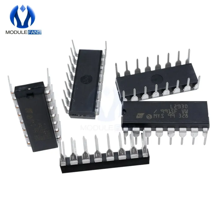 【Lejia】L293 IC Motor Driver Drive Chip PAR PusH Four Module DIP DIP16 ...