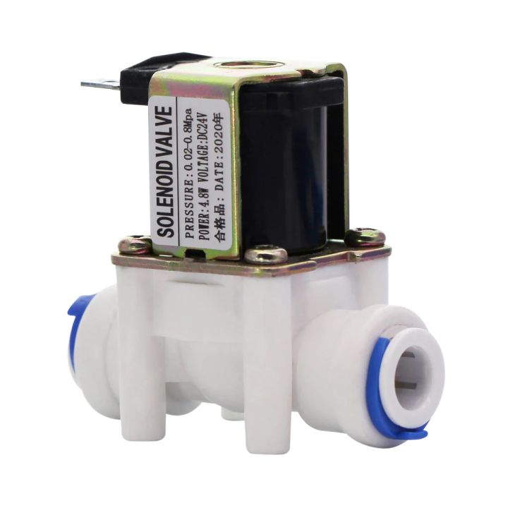 24 3/8" Inlet Feed Water Solenoid Valve Quick Connect for RO Reverse ...