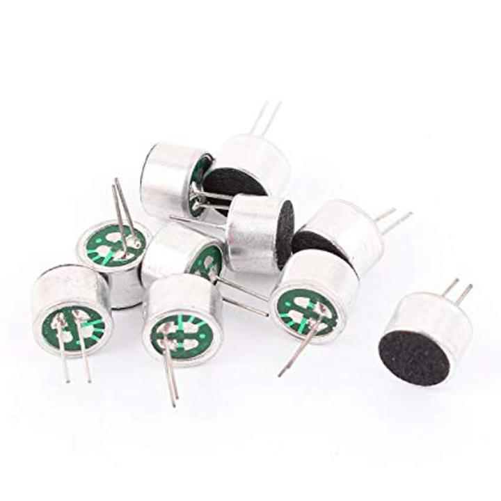 5Pcs- THT 2Pin 9mm Electret Condenser Microphones 9mm Multipurpose ...