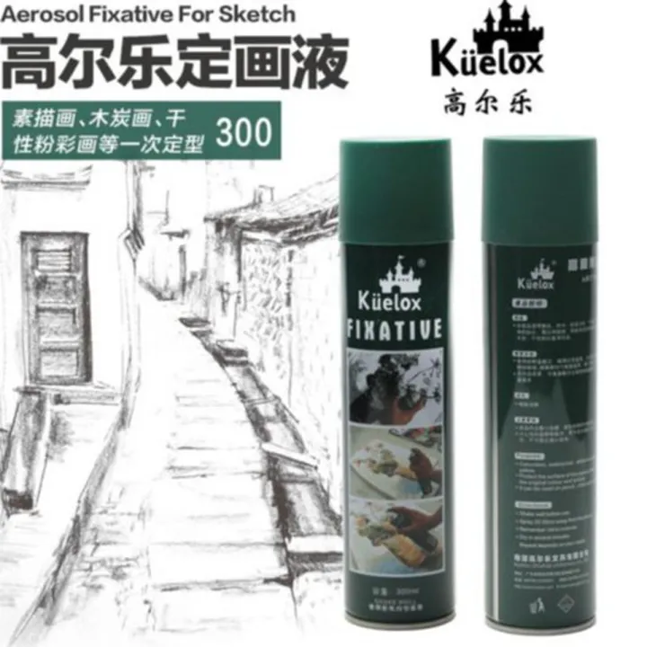 Kuelox Fixative Spray For Sketch, Charcoal, Pastel 300 ml | Daraz.com.bd