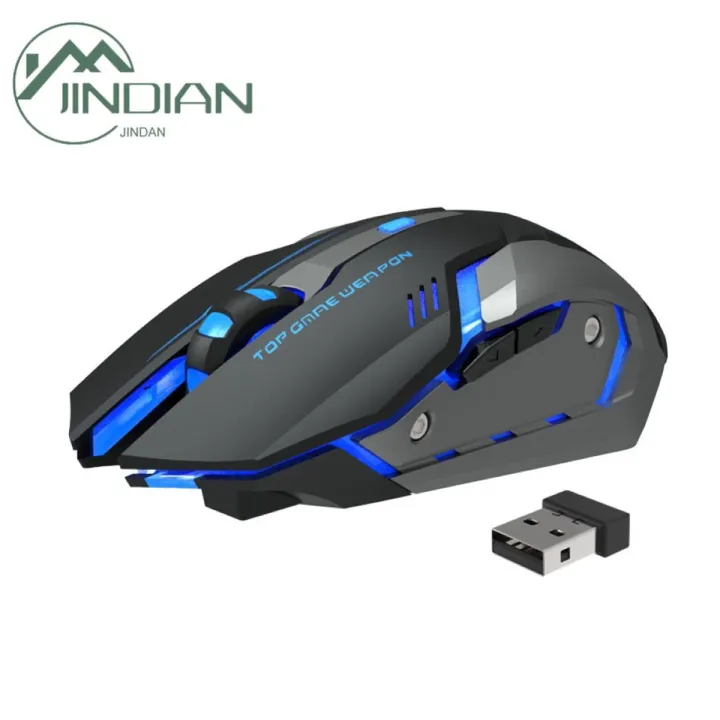 T1 Ergonomic 2.4G Rechargeable Silent Backlit USB Optical Wireless ...