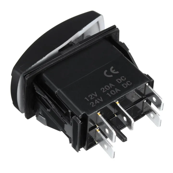 Auto parts 1 PCS BLUE & RED LIGHT 12V~24V CARLING/ARB/NARVA ROCKER ...