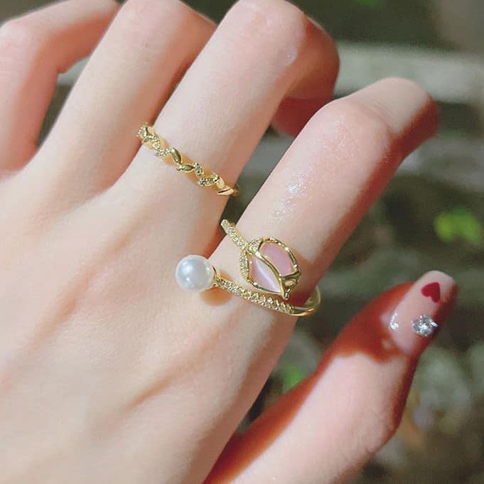 5pcs Rings Set For Women Rings For Women Finger Ring For Women Girls ...