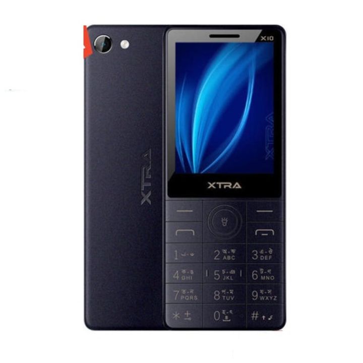 XTRA X10 Super Slim Button Phone Metal Body Warrnaty | Daraz.com.bd