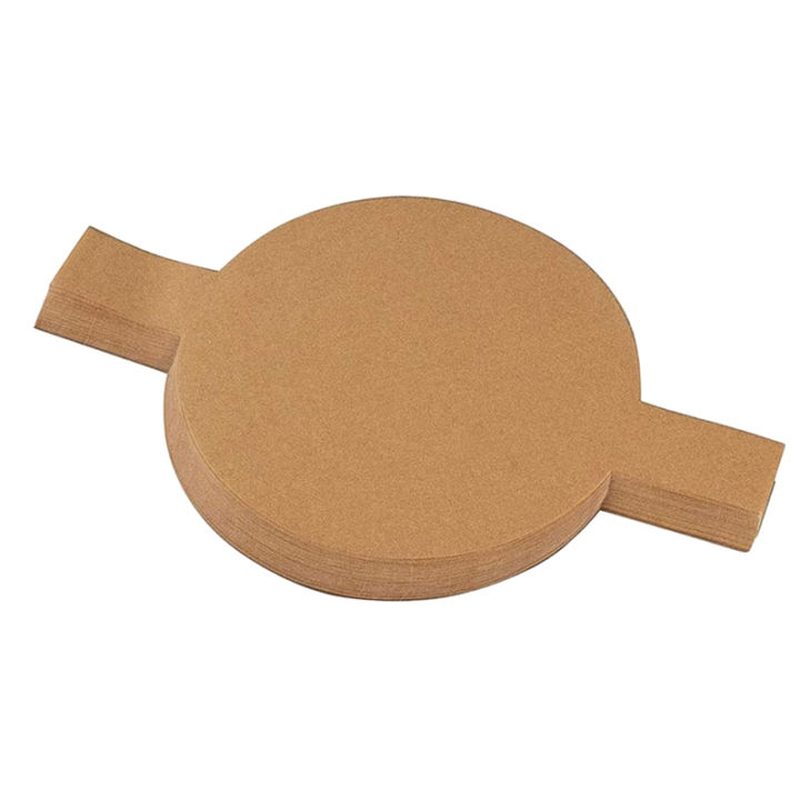 100Pcs Precut Circle Cake Pan Liners Round Non-Stick Brown 6 inch ...