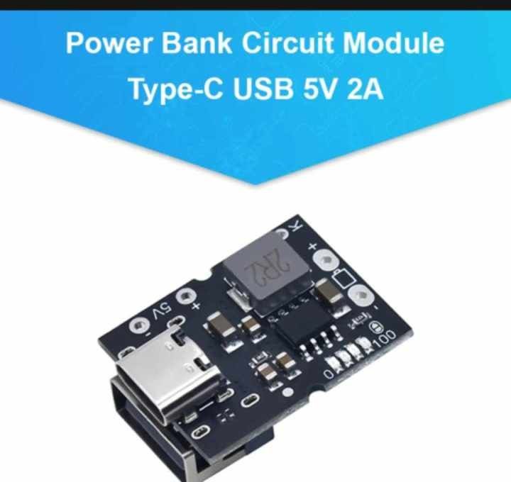 1 USB Power Bank Circuit Module Type-C USB 5V 2A 10W Boost Converter ...