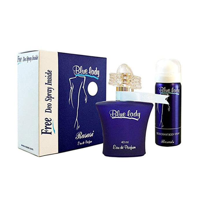 Blue Lady Perfume EDP with Free Deo Spray 40 ml for Women | Daraz.com.bd
