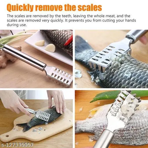 Fish Scales Remover - Silver | Daraz.com.bd
