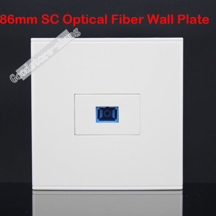 Wall Plate Single SC Port Socket SC Optical Fiber Outlet Panel plate ...
