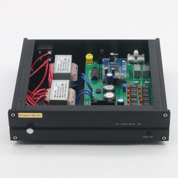 L1543DAC 16X HiFi TDA1543 Home Audio DAC Decoder Digital Coaxial/Fiber ...