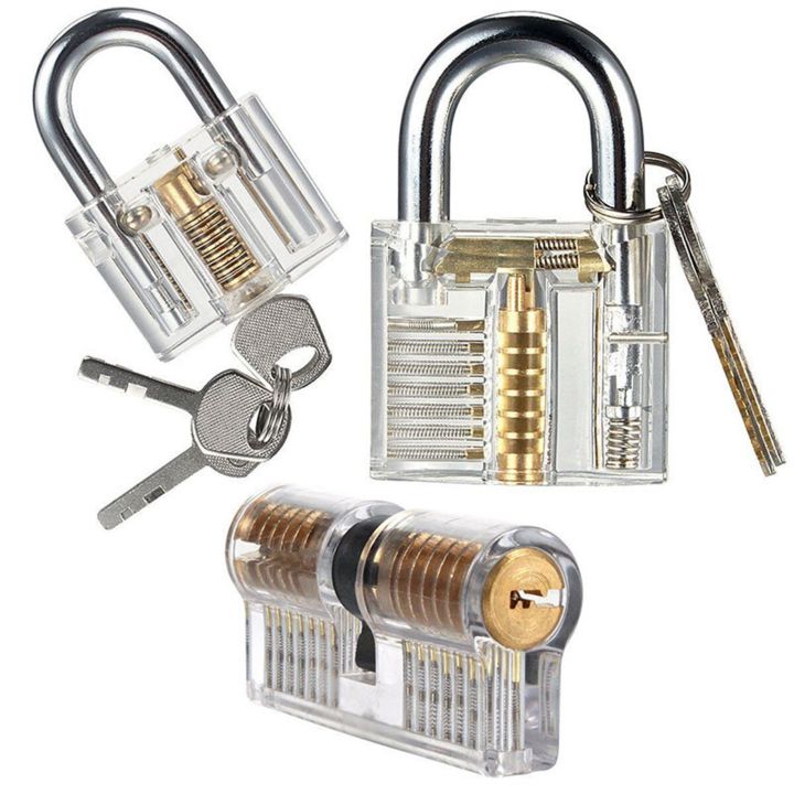 Transparent Lock Padlock Transparent Display Lock Crystal Lock | Daraz ...