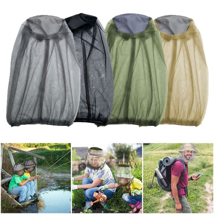 Outdoor Fishing Cap Anti Mosquito Net For Face Head Protector For ...