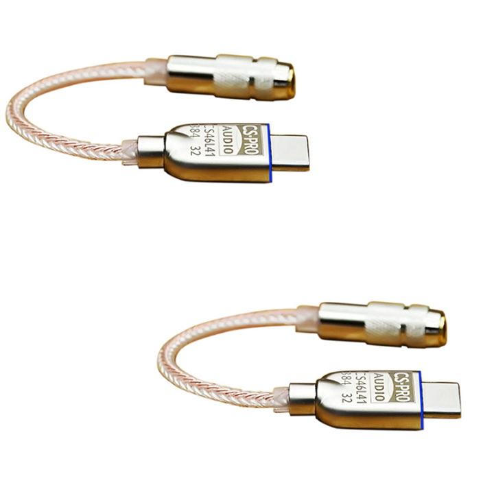 2X Type-C to 3.5mm HiFi Digital Headphone Amplifier Cs46L41 Chip ...