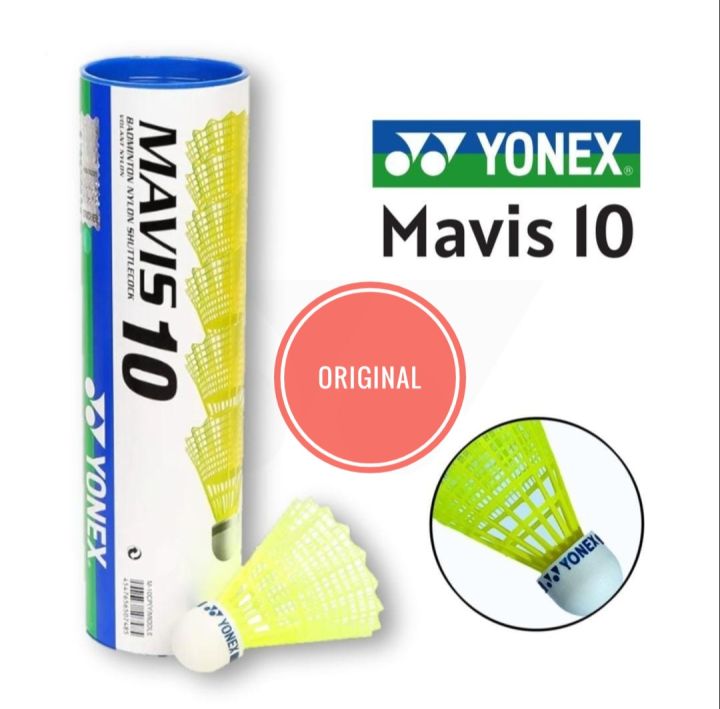 Yonex Shuttle - Mavis 10 yellow - 6pcs box - Citizen Sports | Daraz.com.bd