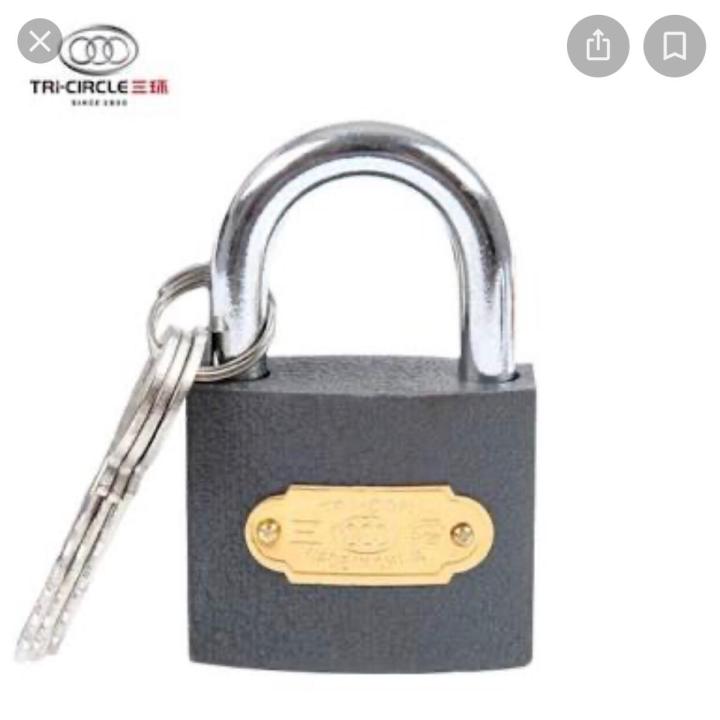 TRi Circle Top Security 50mm Pad Lock | Daraz.com.bd