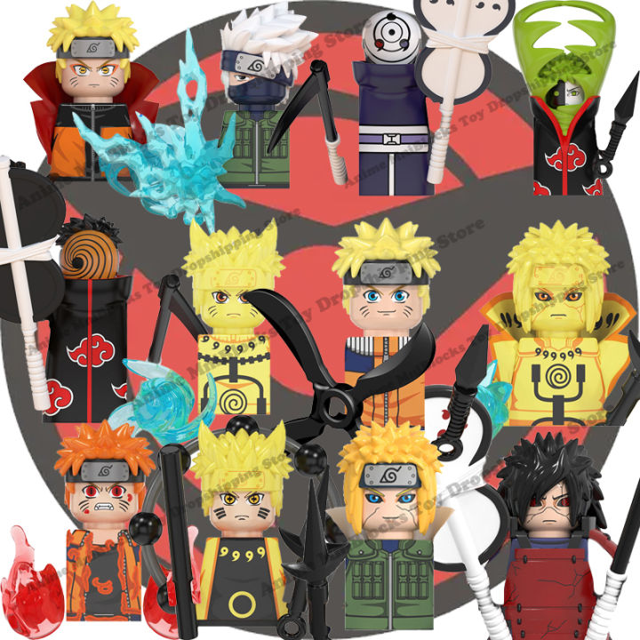 WM blocks Naruto 6105 6106 6107 6108 6109 Building Blocks Sasuke ...