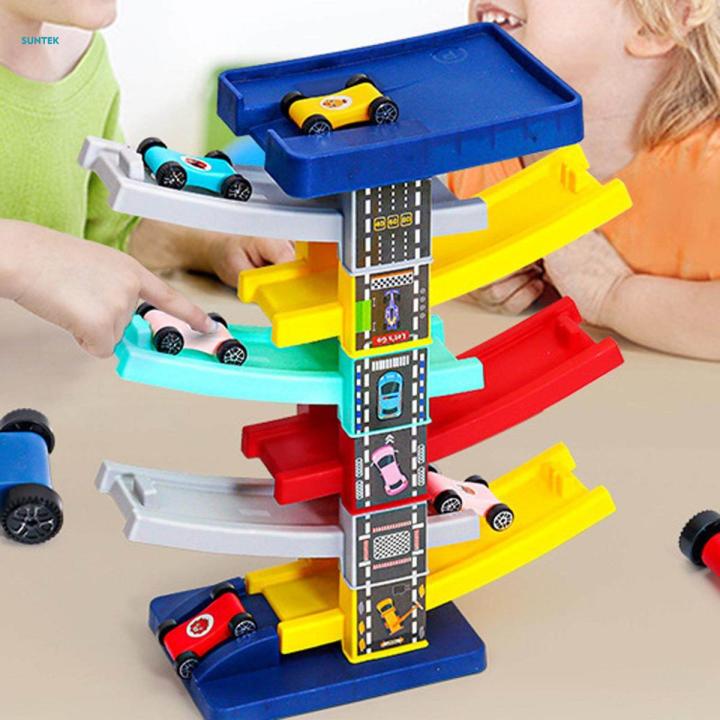 Car Ramp Racer Toy Vehicle Set Montessori Toy Party Favors for Kids ...