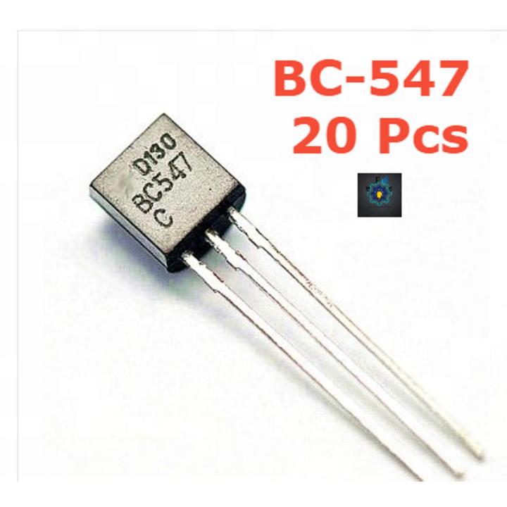 BC547 NPN transistor-20 pcs | Daraz.com.bd