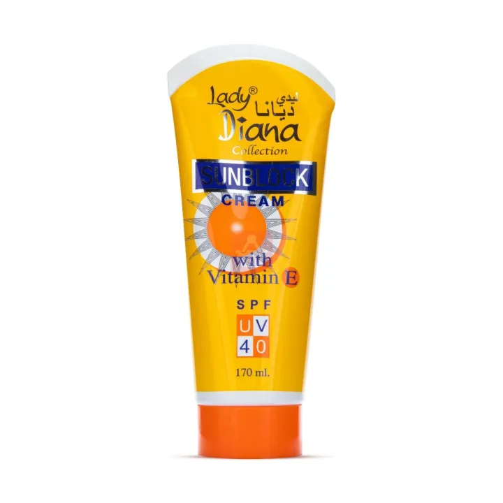 Lady Diana Sunblock Cream SPF UV 40 - 170ml | Daraz.com.bd
