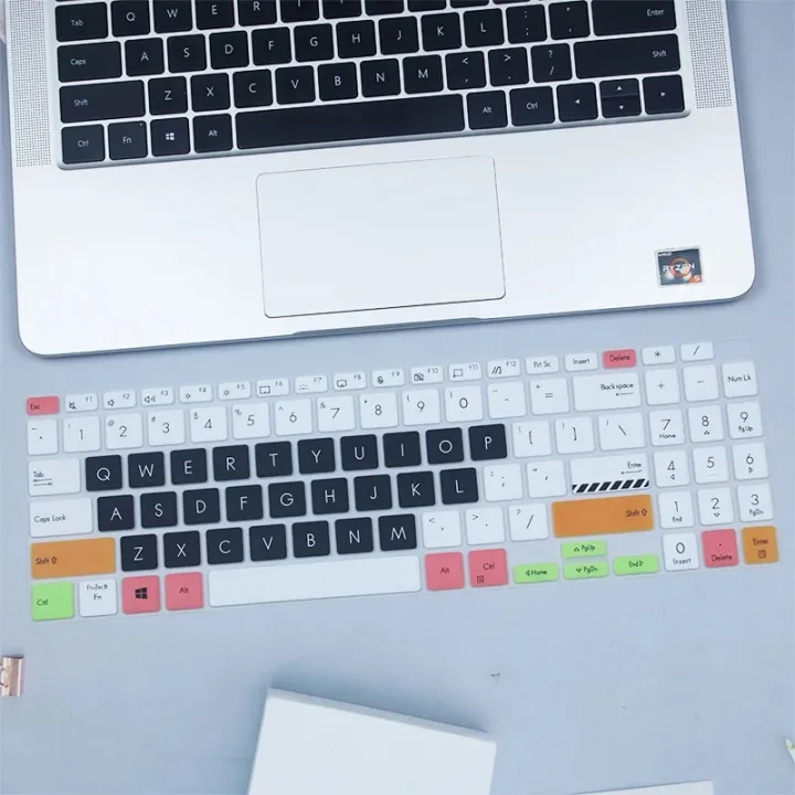(New) silicone laptop keyboard cover protector skin for Asus Vivobook ...