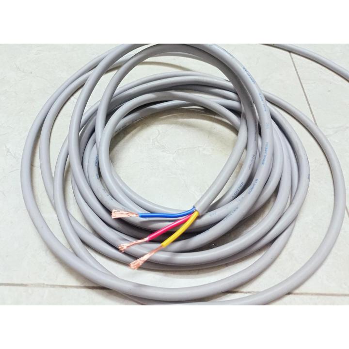 BRB Three Core Cable 40/76-1.2 RM*3-12 Feet Flexible PVC Insulated ...
