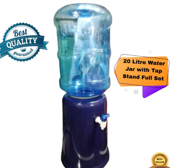 Water Jar With Tap Stand - 20 Water Jar With 2 Liter Tap Stand Full Set ...