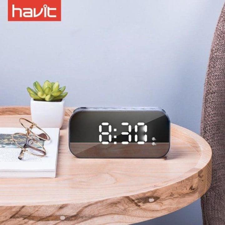 Havit M3 Portable Bluetooth Speaker Alarm Clock | Daraz.com.bd