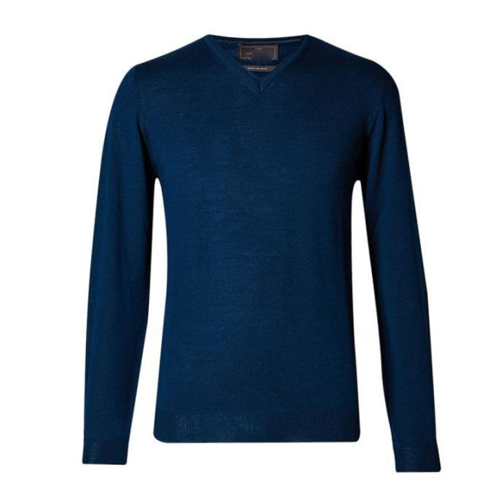 Navy Blue Wool Sweater For Men | Daraz.com.bd