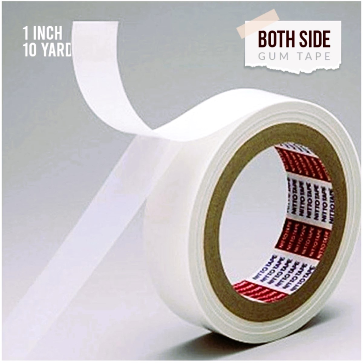 Double Sided Gum Tape 2 inch 10 Yards Gum Tape | Daraz.com.bd