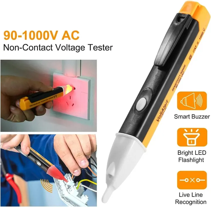 Volt Alert Electrical Tester Socket Wall AC Power Outlet Voltage ...