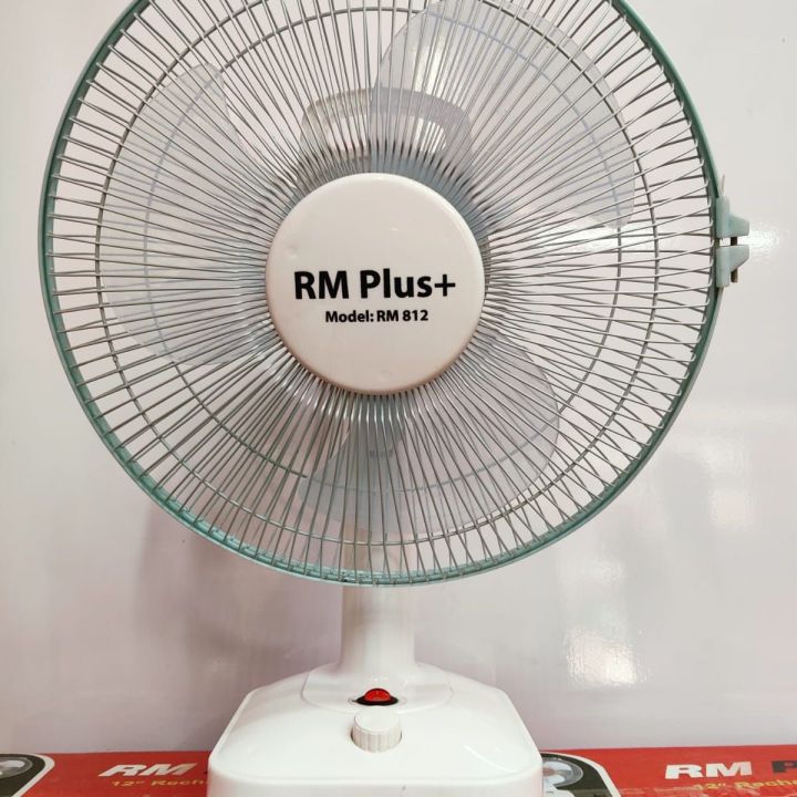 RM plus+ rechargeable fan 12" | Daraz.com.bd