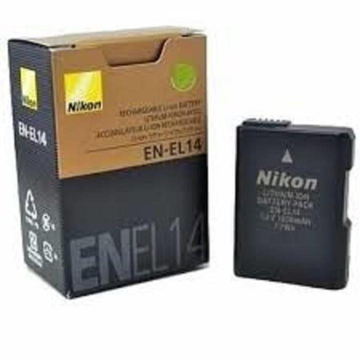 Nikon EN-EL14 Battery For D3100/DF/D3300/D5300/D5200 | Daraz.com.bd