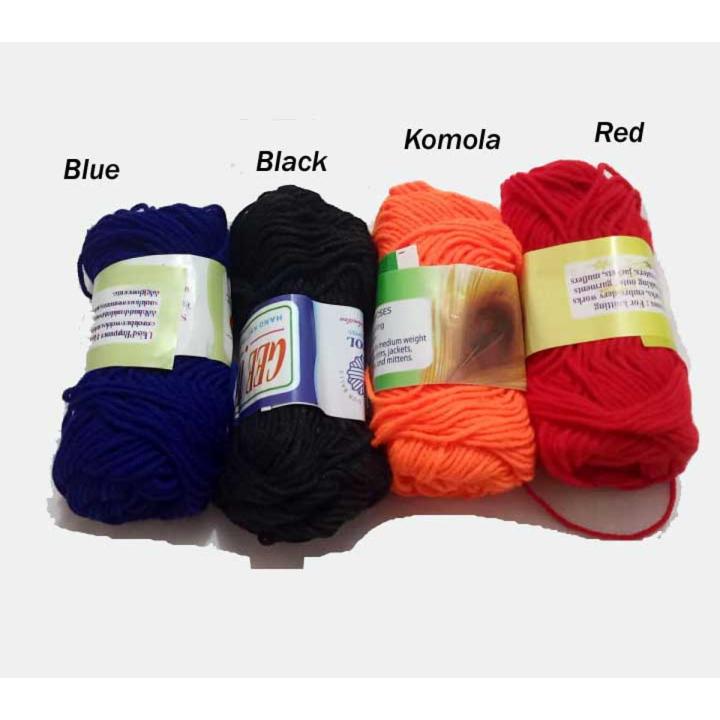 4 pcs wool yarn (Suitable for outer garments, example- Sweater, Jackets ...