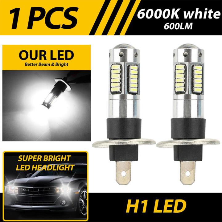 CAR H1 LED projector Fog Light Bulbs Kit High Beam DRL Super Bright ...