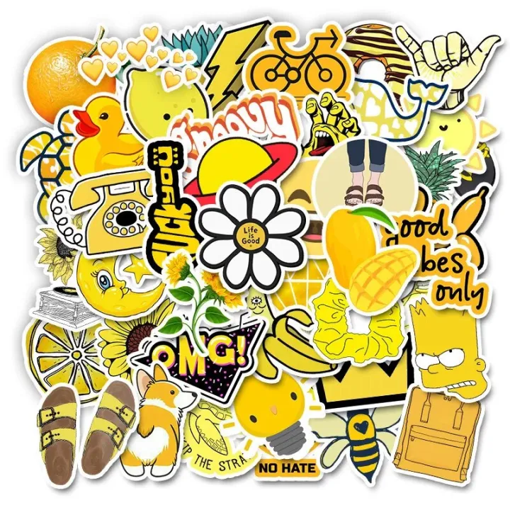 50PCS Cartoon Girls Fresh VSCO Stickers for Chidren Toy Waterproof ...