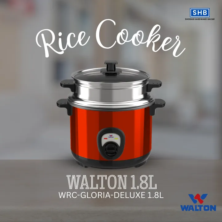 Walton Rice Cooker 1.8L WRC-GLORIA-DELUXE | Daraz.com.bd
