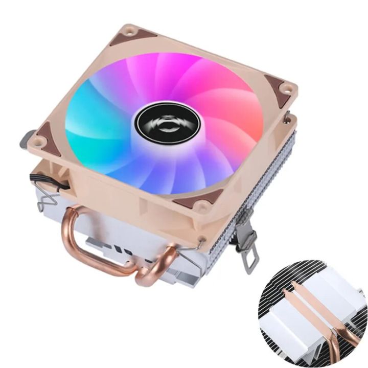 2 Heat Pipe X79 X99 Motherboard Cpu Cooler Cooling Fan 90mm AM4 For ...