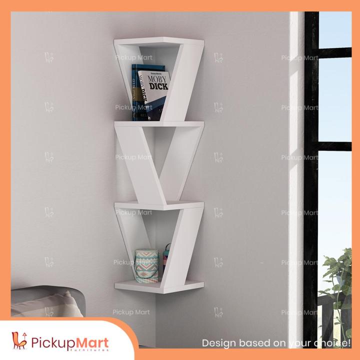 Laminated Board Book Shelf Showpiece Rack Living Room furniture BS - 63 ...