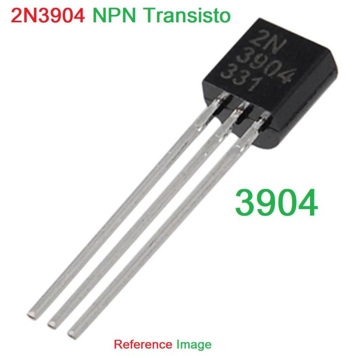 10Pcs- 3904 Transistor 2N3904 Transistor 2N-3904 40V 0.2A 1.5W 3 Pin ...