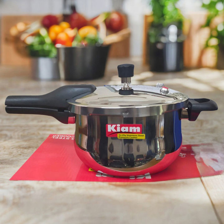 Kiam Stainless Steel Pressure Cooker 3.5 Ltr IB (induction bottom ...