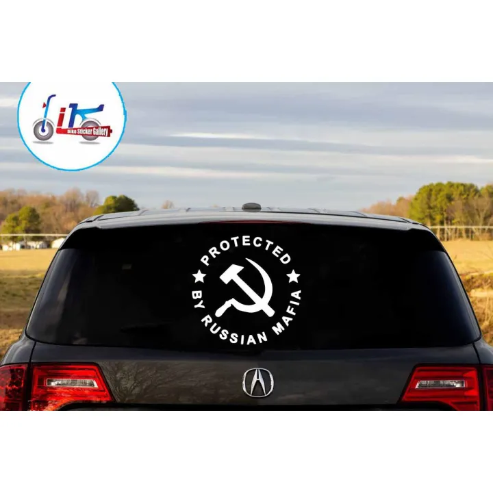 Car Sticker -----Protected By Rsa---( Waterproof & Premium quality ...