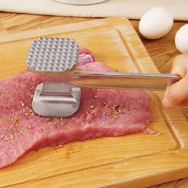 Aluminum Meat Hammer, Heavy Duty Cast Aluminum with Large Heads Alloy ...