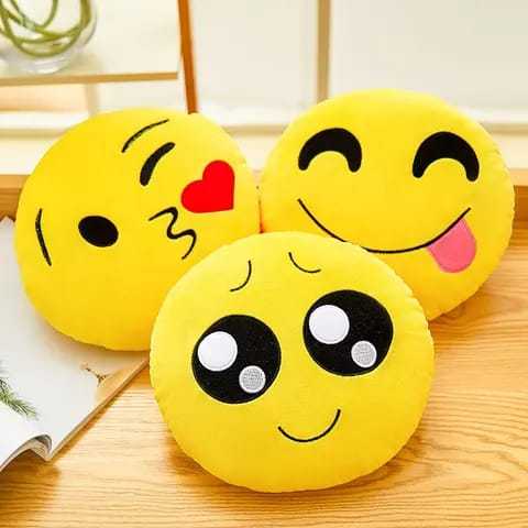 3 pcs set QQ emoji hand warmer pillow doll can be inserted emoji spoof ...